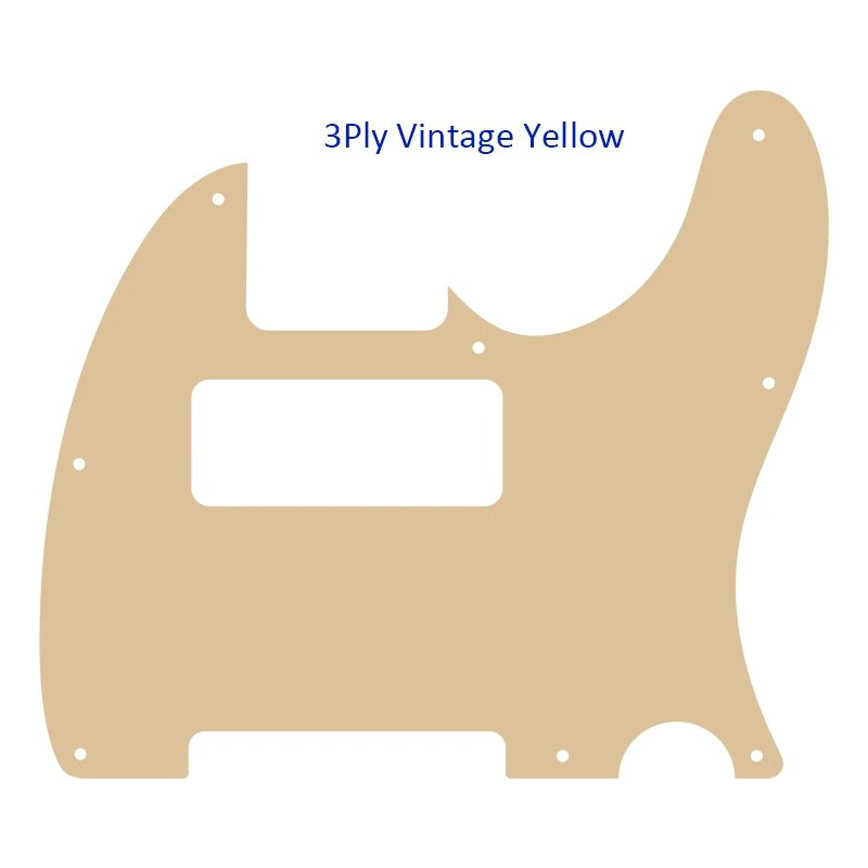 Pleroo P90 Tele Telecaster защитная пластина для гитары 3Ply Vintage Yellow