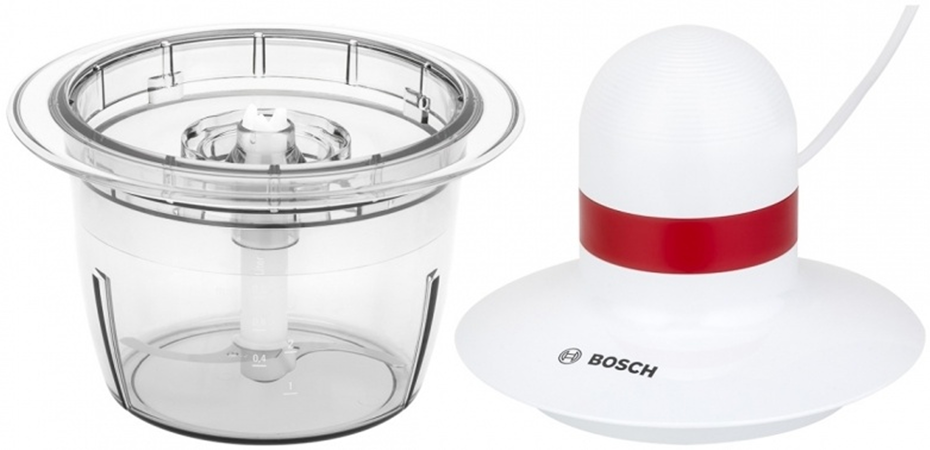 Измельчитель BOSCH "YourCollection" MMRP1000, пластик, 400Вт — фото 1