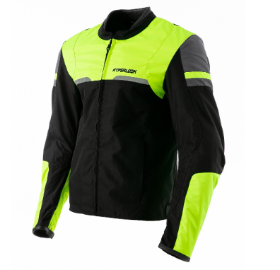 Мотоциклетная куртка Hyperlook Desire, цвет зеленый черный, размер M