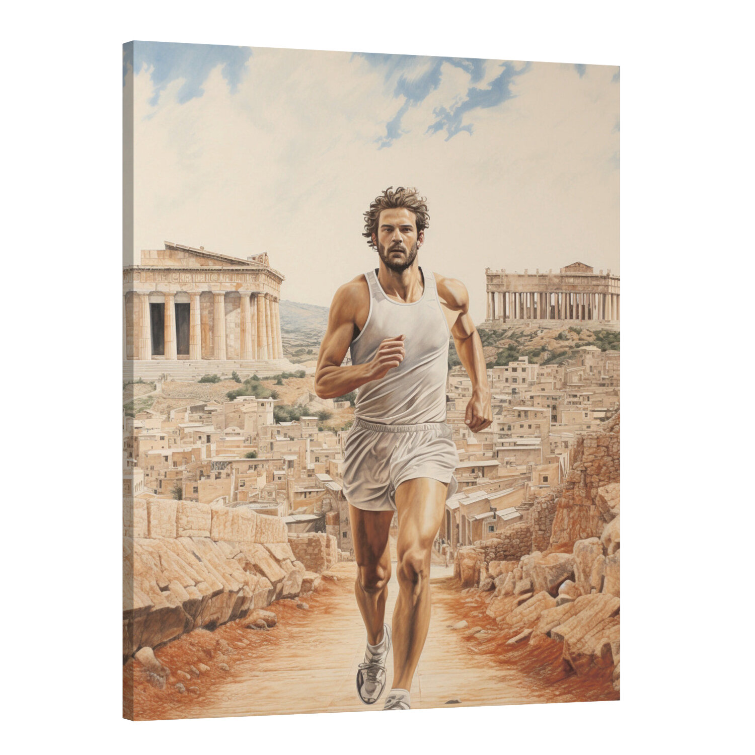 Интерьерная картина 50х70 "Олимпийский дух Греции"