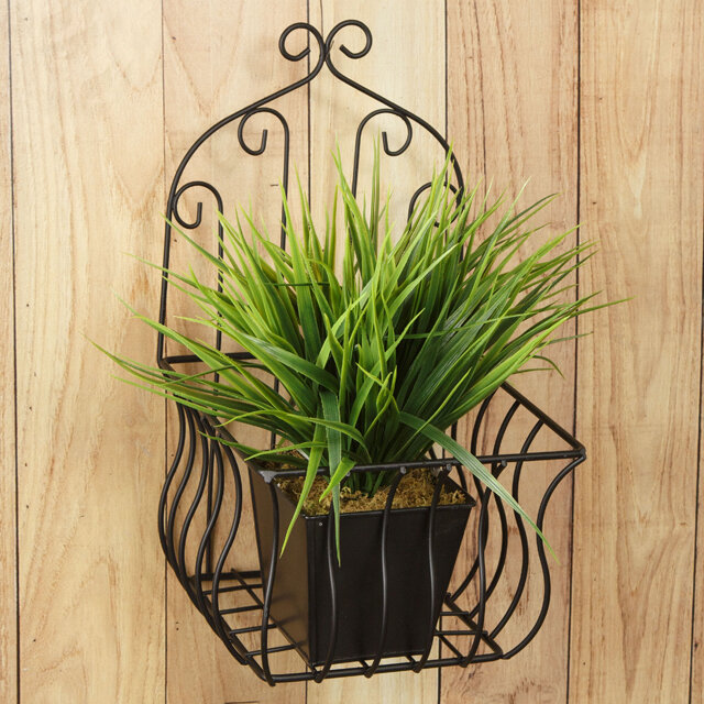 Подвесное кашпо - корзина Шамбери 35*20 см, металл, Boltze, 1115201/9828628