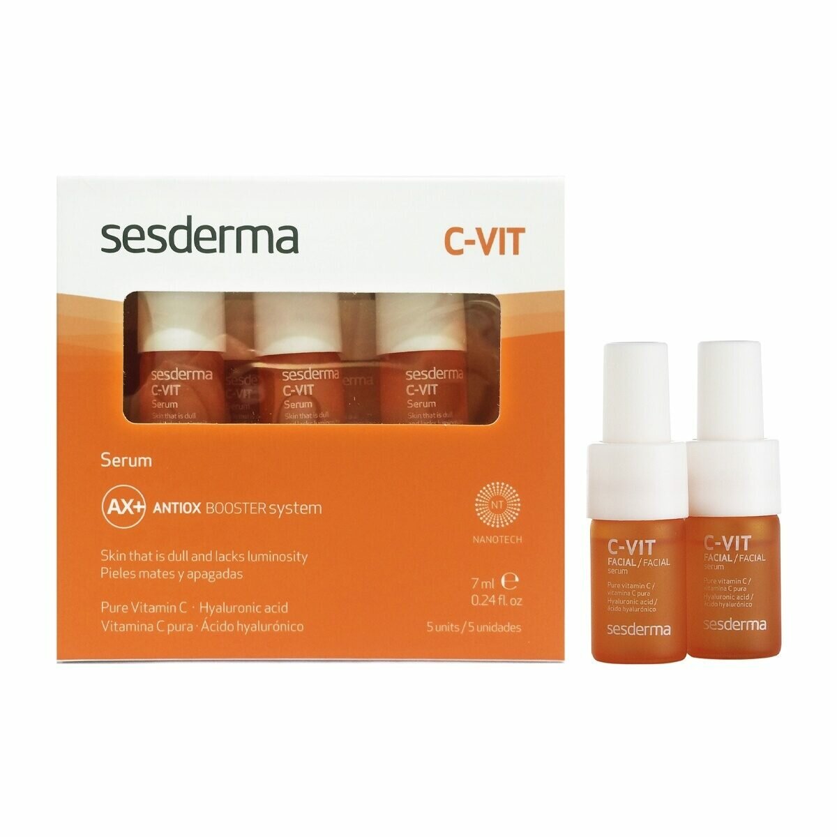 SesDerma C-Vit Serum сыворотка реактивирующая, 7 мл, 5 шт.