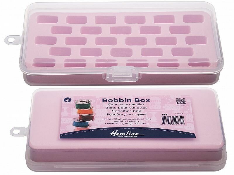 Коробка для шпулек, 19 x 9,5 x 3 см, пластик Hemline 156