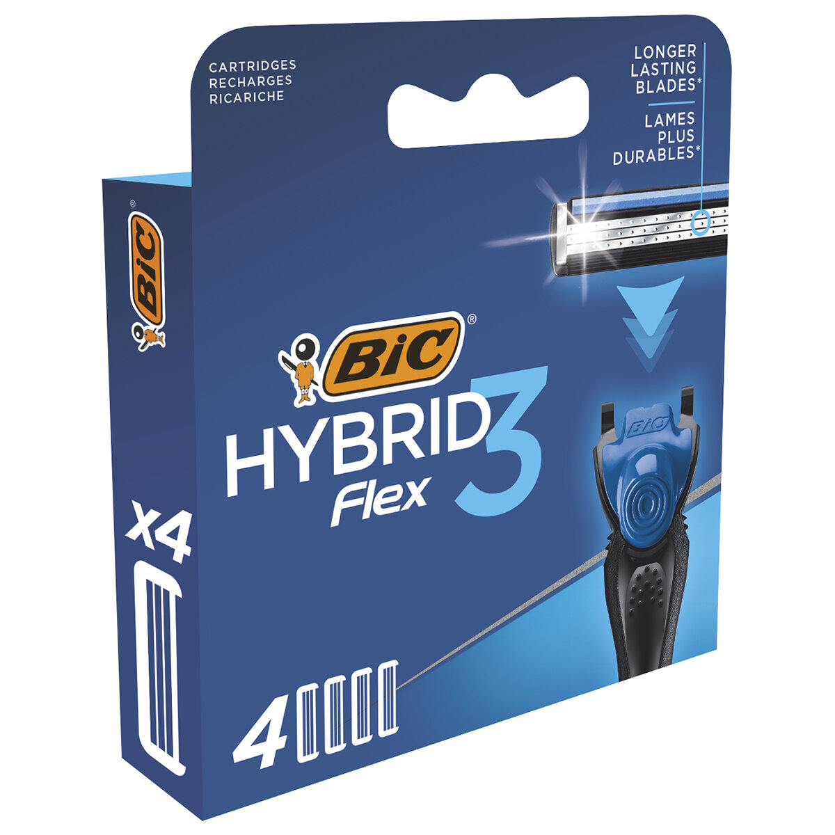 Bic Flex 3 Hybrid Сменные кассеты 4шт