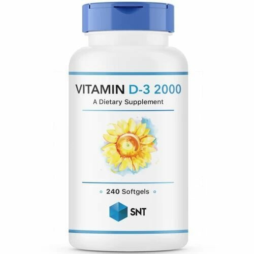 SNT Vitamin D-3 2000 IU / Витамин Д3 2000 ЕД (240 гел. капс)