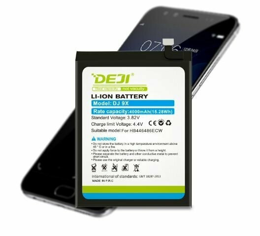 Аккумулятор (Deji) Huawei Honor 9X/P Smart Z/Y9s (HB446486ECW) 4000mAh