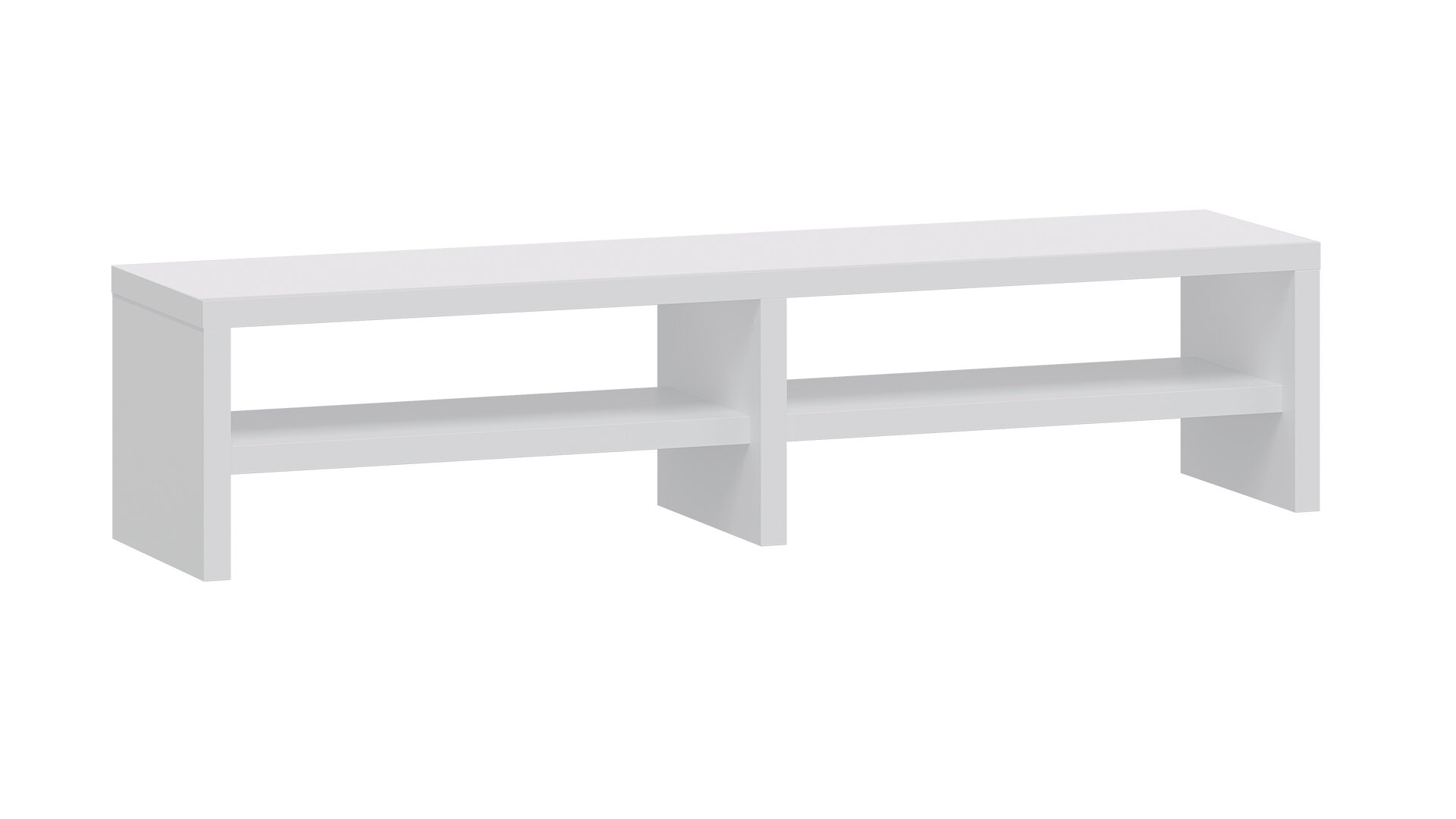ТВ-тумба Энкель ТВ16 Белый (Р) Белый Размеры: Высота 368мм Глубина 380мм Ширина 1600мм