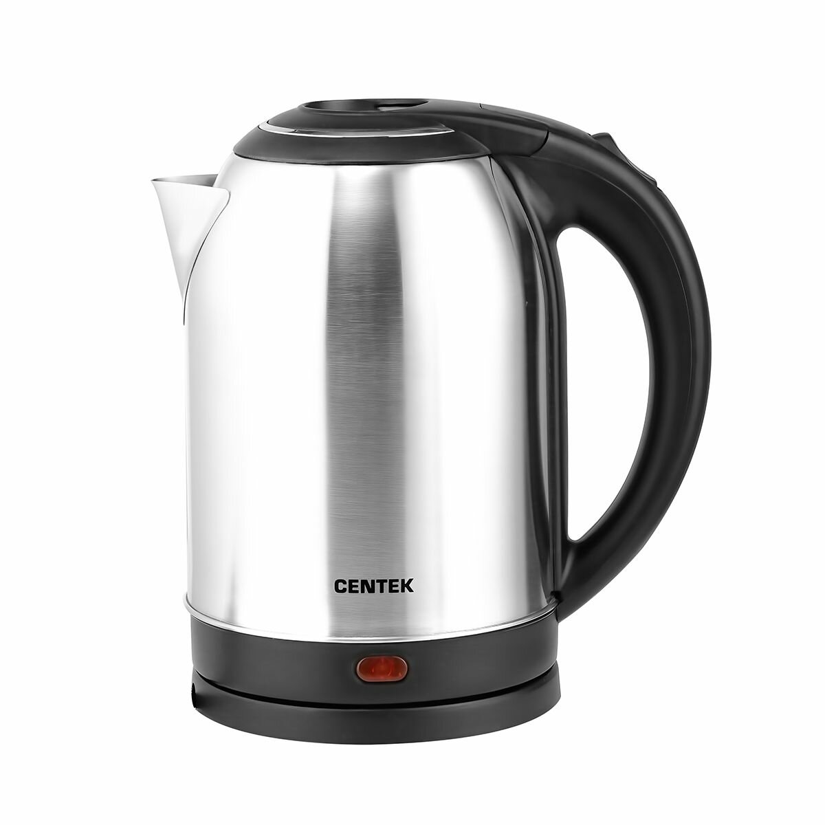 Centek Чайник электрический CT-0037, 2200 Вт, 2 л, хромированный