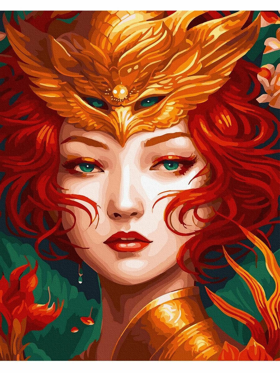 Kubanstar. Картина по номерам 40x50 см, золотая поталь