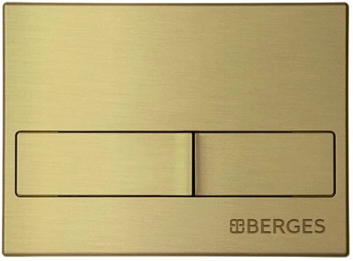 Кнопка смыва Berges Novum L8 040018 для инсталляции, бронза