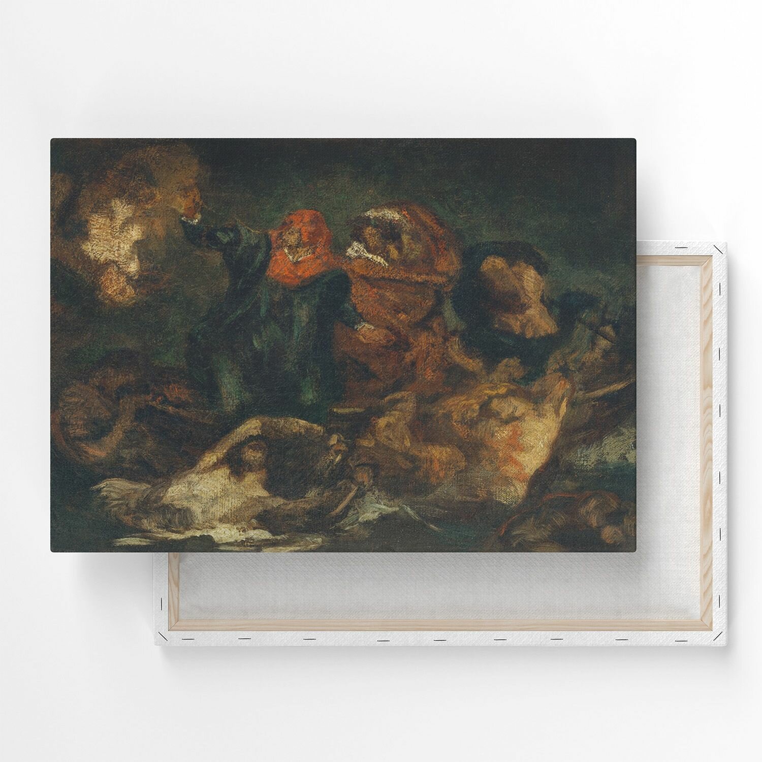 Картина на холсте, репродукция / Эдуард Мане - Copy after Delacroixs / Размер 40 x 53 см