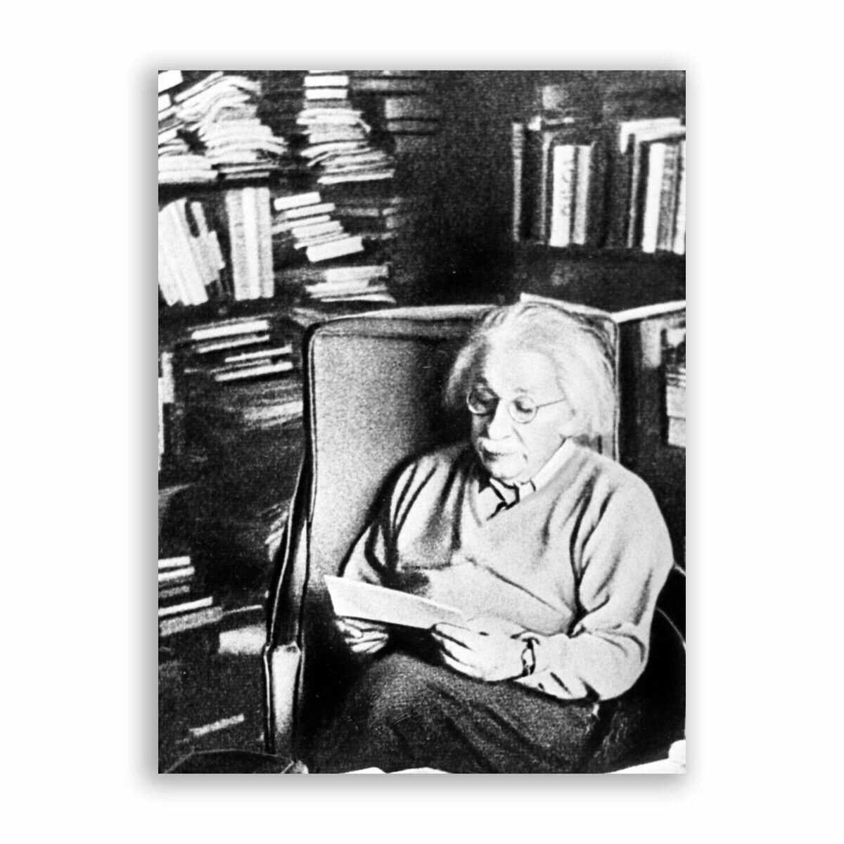 Постер, плакат на бумаге / Альберт Эйнштейн / Размер 30 x 40 см