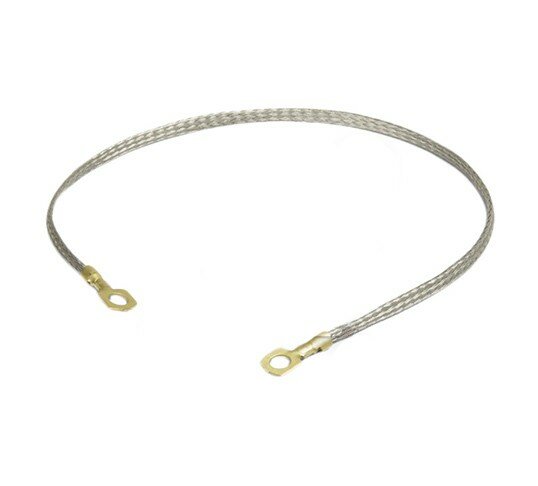 Провод заземления двигателя 500мм медная коса с покрытием олово-висмут (Cargen) АХ-409-2