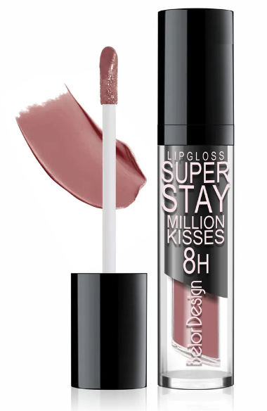 Блеск для губ Belor Design Million kises супер стойкий, тон 222, 4 гр.