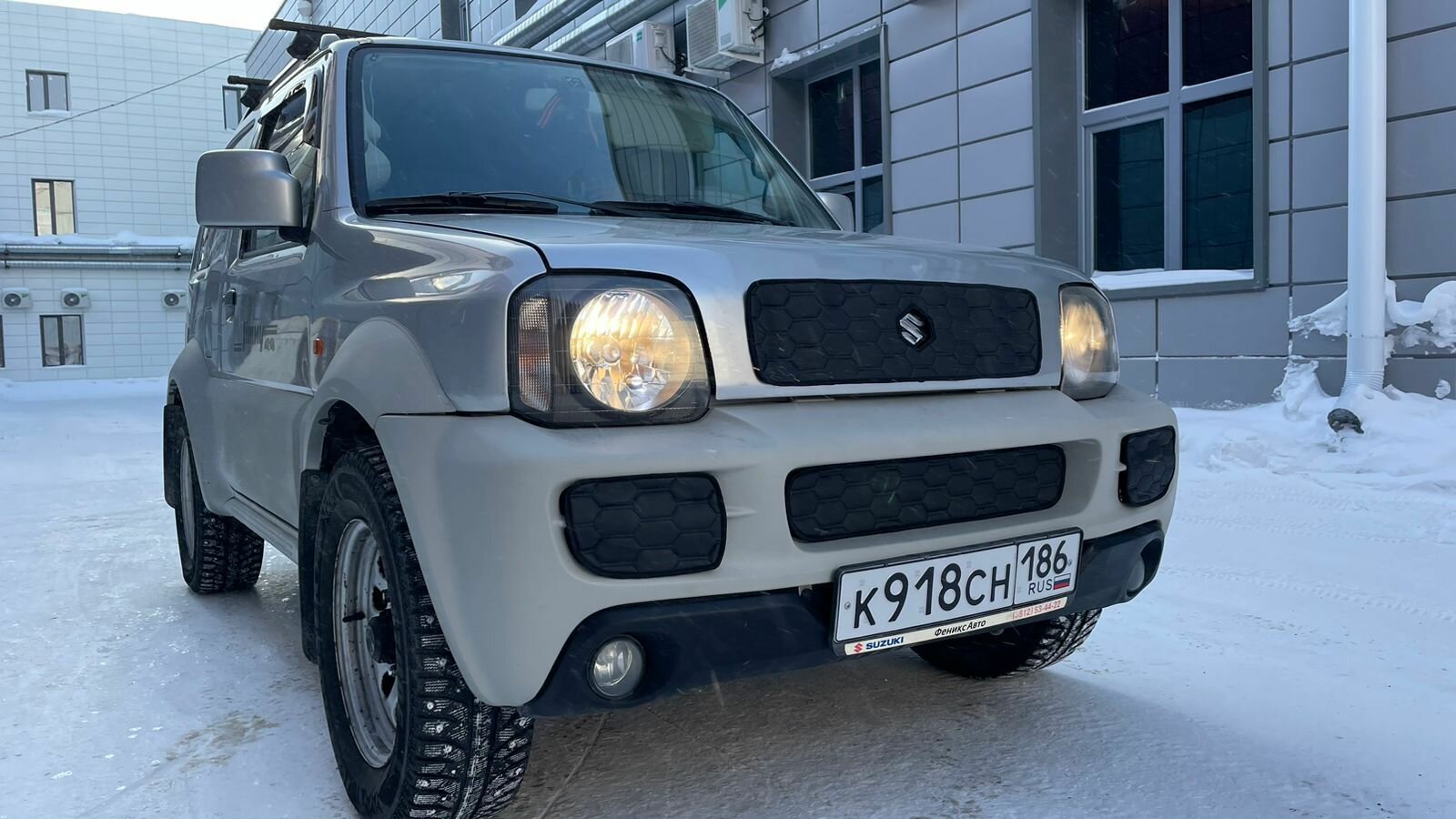 Утеплитель радиатора и бампера для Suzuki Jimny Сузуки Джимни (2005 -2012) (JB43) Рестайлинг