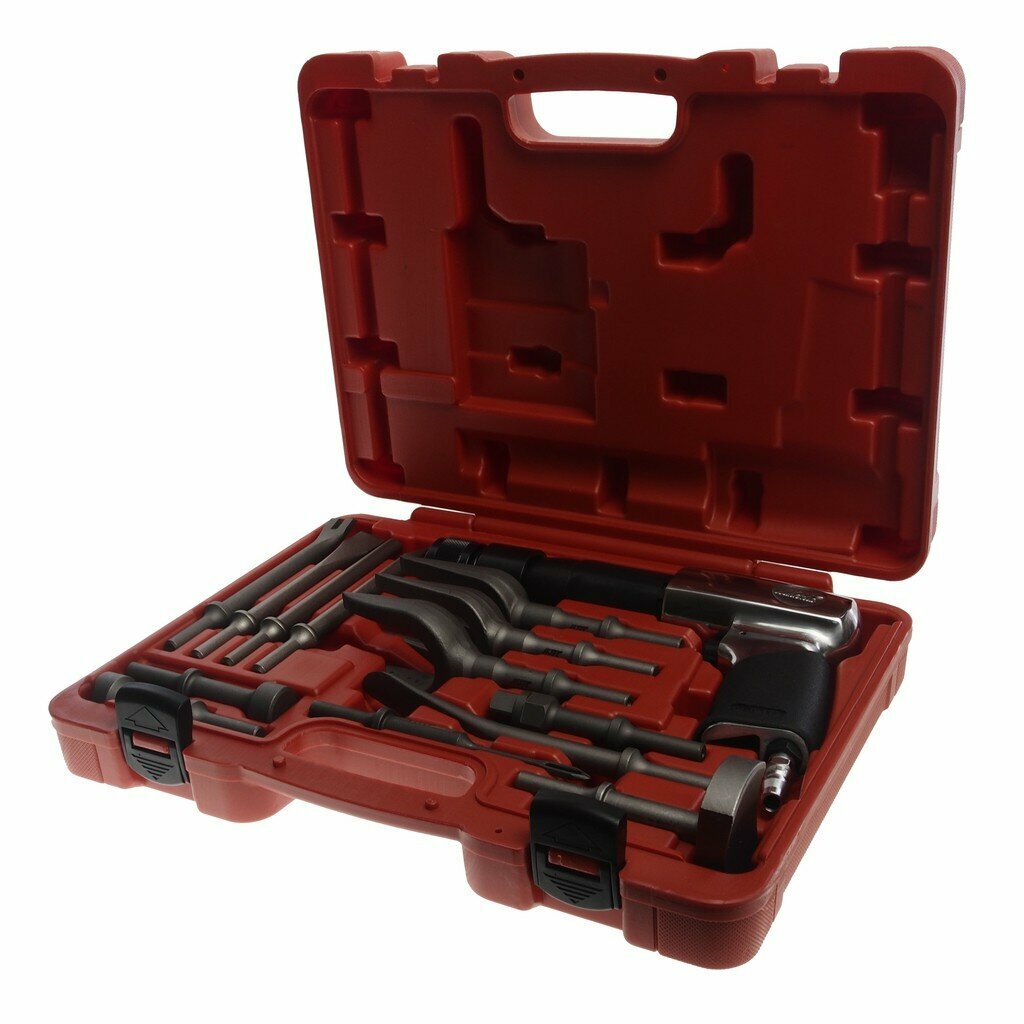 JTC-3340 Пневмомолоток с набором зубил, 15пр.