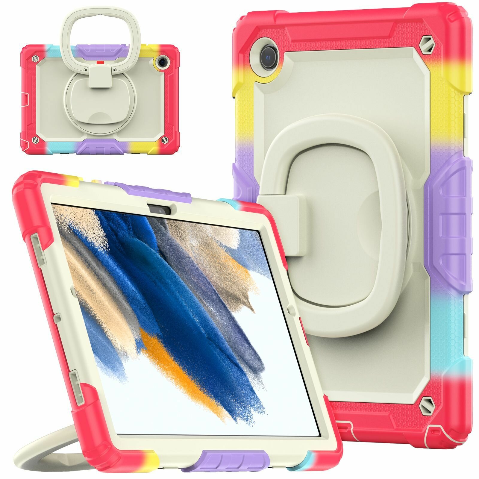 Чехол для Samsung Tab A8 10.5" Smart-D противоударный яркий