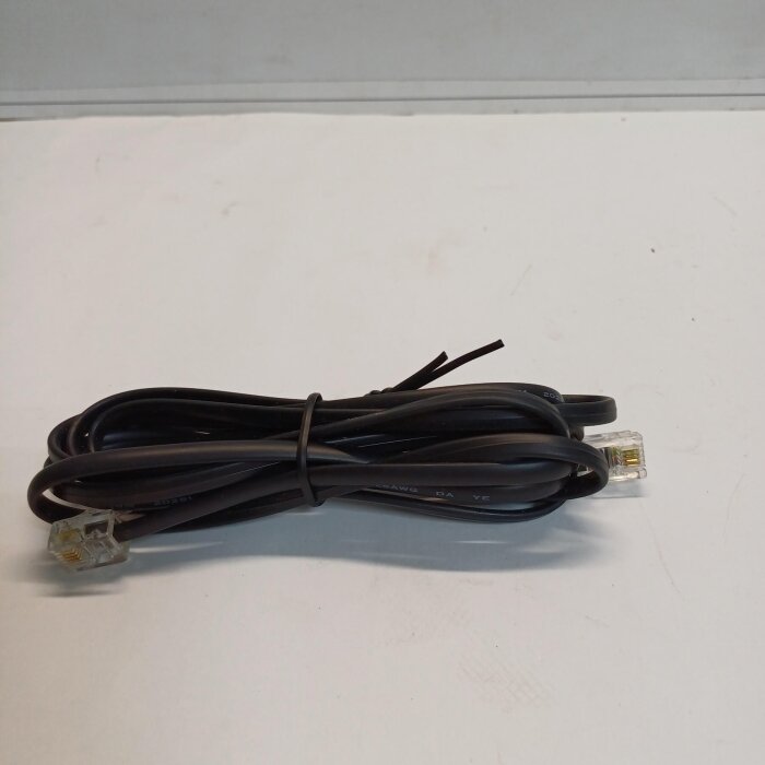 Кабель телефонный RJ11 4 жилы 3м черный