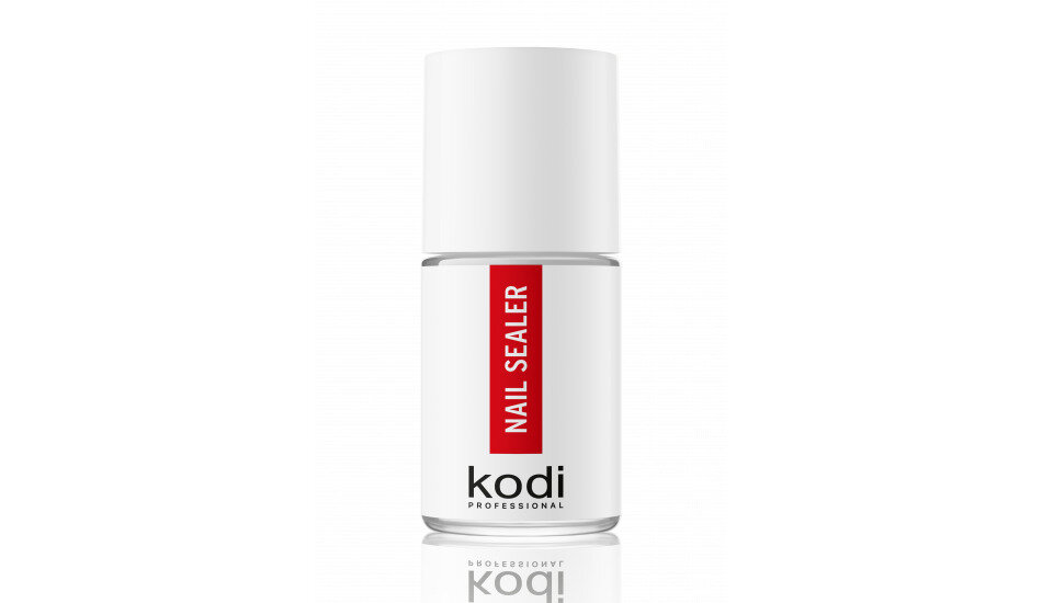 KODI PROFESSIONAL Nail Sealer top coat, Верхнее покрытие для акриловых ногтей с ультрафиолетом, 15 мл.