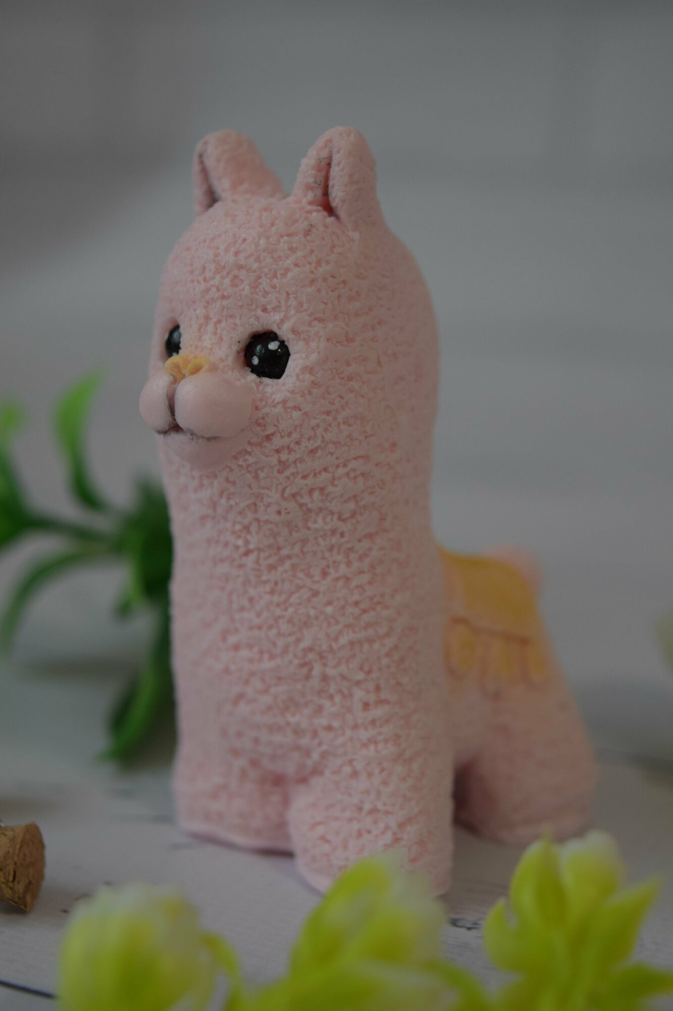 Мыло ручной работы, handmade "Альпака Пак" розовый, от бренда Пташкины творения, 6*8*17 см