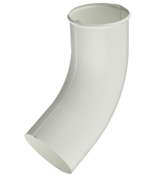 Колено стока Grand Line металлическое d90 мм белое RAL 9003 Grand Line 088005