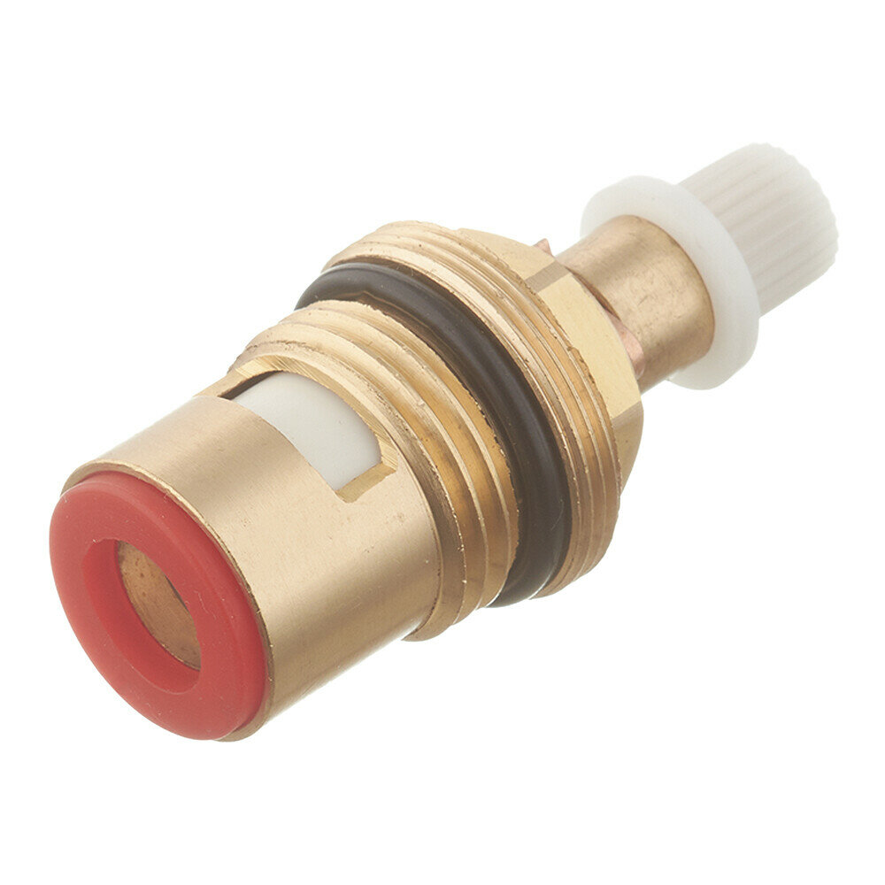 Кран-букса Lemark с керамическими прокладками 1/2х20 мм горячая вода LM8501R-BL