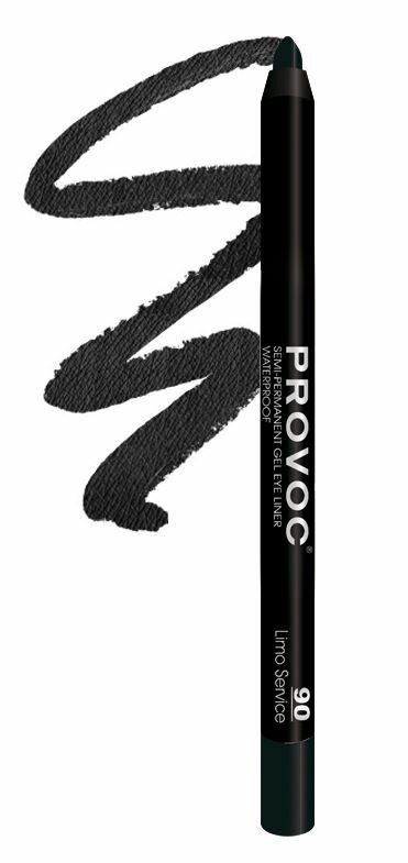 PROVOC, Гелевая подводка в карандаше для глаз Eye Liner 90 Limo Service