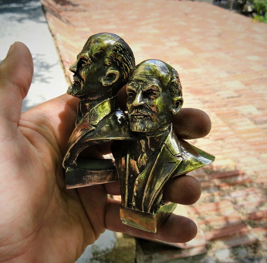 Бюст Статуэтка Ленин Владимир Ильич Революционер Вождь СССР История России Миниатюра Фигурка Домашний Декор Предмет Интерьера Авторская Ручная Работа