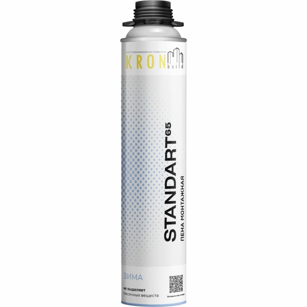 Профессиональная монтажная пена Kronbuild Зима Standart 65 FWS65