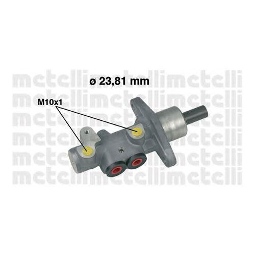 Цилиндр тормозной главный для автомобиля Volkswagen Seat, METELLI 05-0490 (1 шт.)