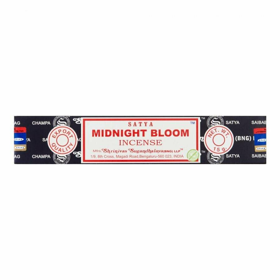 Индийские благовония Satya Midnight Bloom (Полуночное Цветение) 15гр