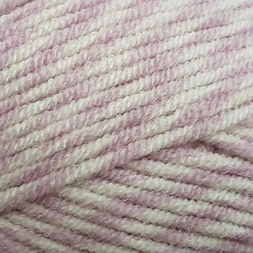 Пряжа COLOR-CITY Милк коттон, бел-сирен. принт - 035, 45% хлопок, 15% шелк, 40% молочный акрил, 10 мотков, 50 г, 150 м.