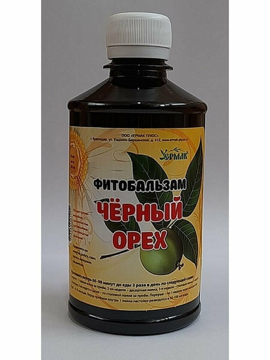 Фитобальзам Черный орех 350 мл, Мелмур
