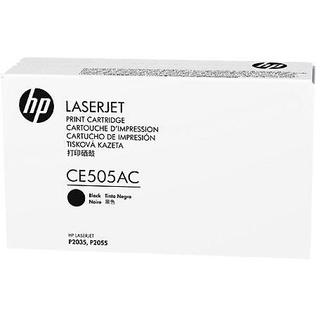 Картридж HP CE505AC, черный