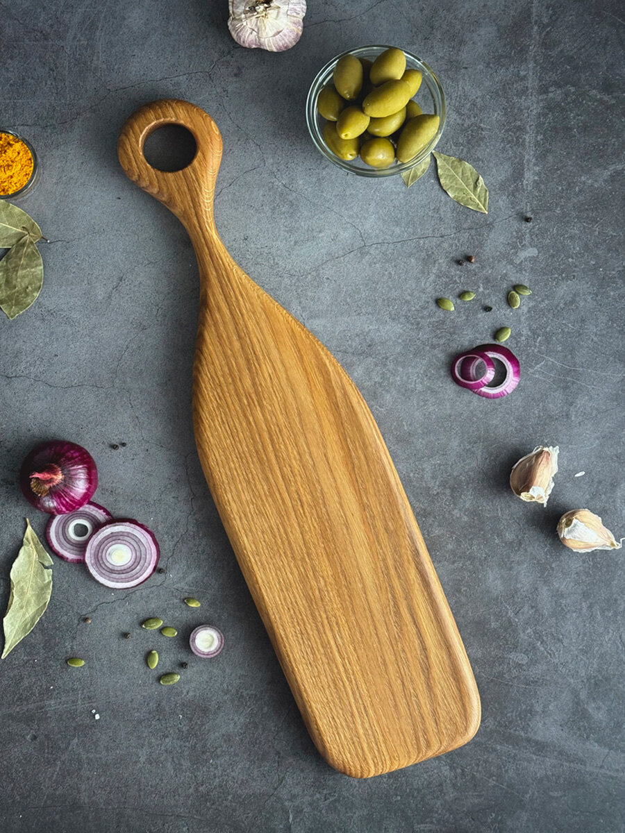 Доска сервировочная для подачи деревянная