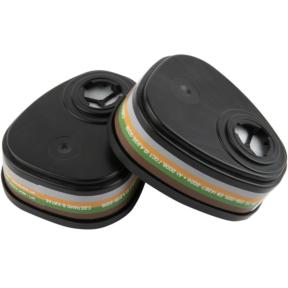 6641 Фильтр противогазовый Jeta Safety А2В2Е2К2 от органических, неорган, кислых газов и аммиака, арт. JTS6641