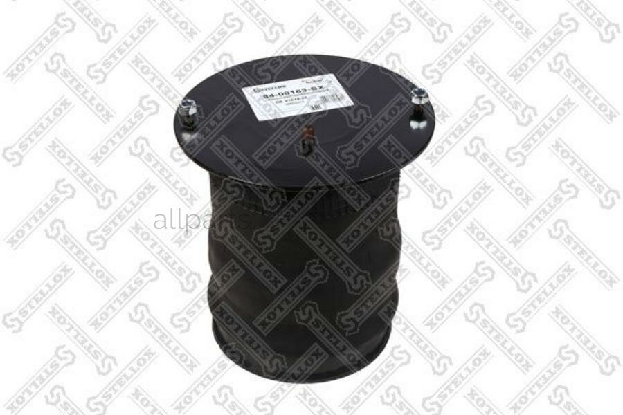 STELLOX 8400163SX пневмоподушка со стаканом !1шп. M12, 1шп. M10, 2отв. M12 поршень сталь\MAZ 206/226, Богдан