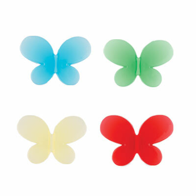 Zlatka' Декоративные элементы BFY-02-CG93 3.6 x 2.5 см, набор из 10 шт для отделки поверхностей цвет №01голубой