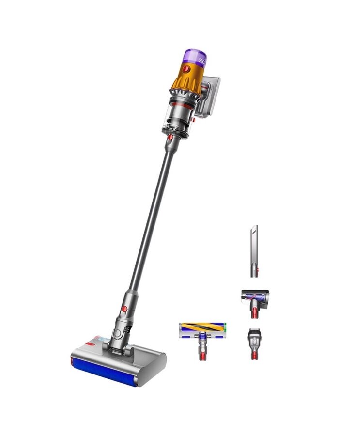 Беспроводной пылесос Dyson V12s Detect Slim Submarine SV46 Yellow/Nickel (IN)