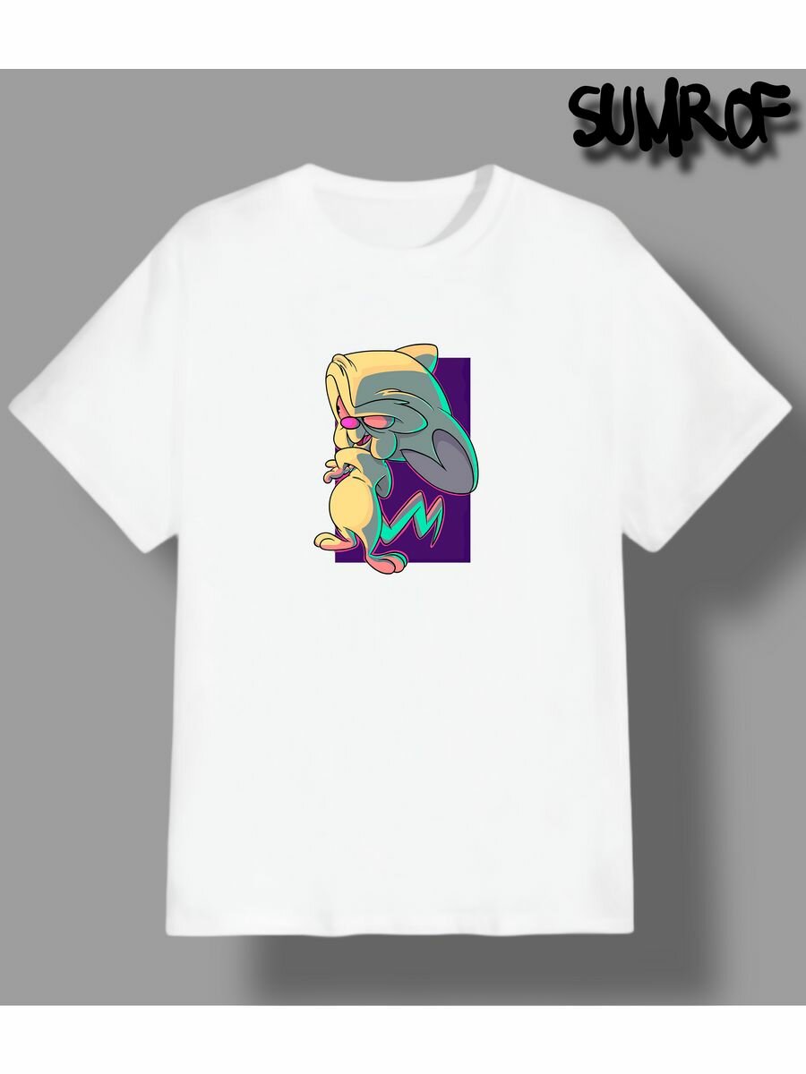 Футболка Пинки и Брейн мышь