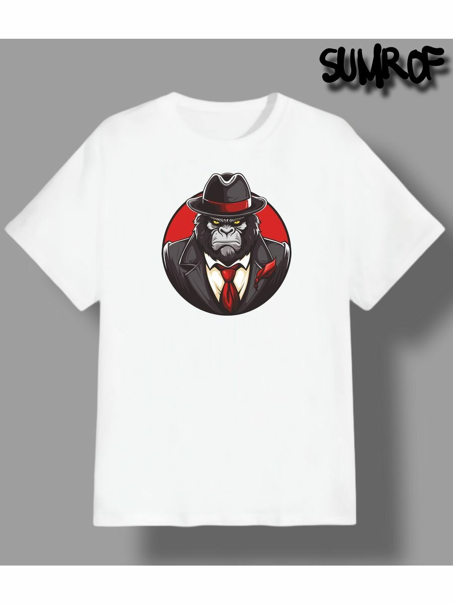 Футболка горилла в костюме
