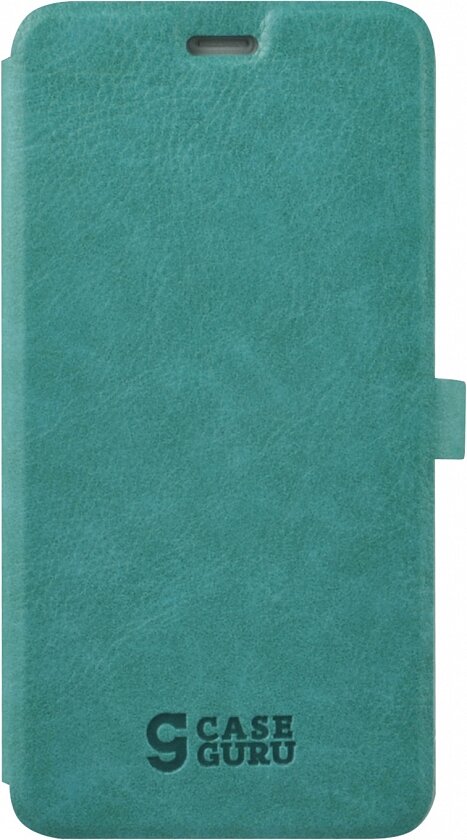 Универсальный чехол 5.3-5.9", книжка, бирюзовый, CaseGuru