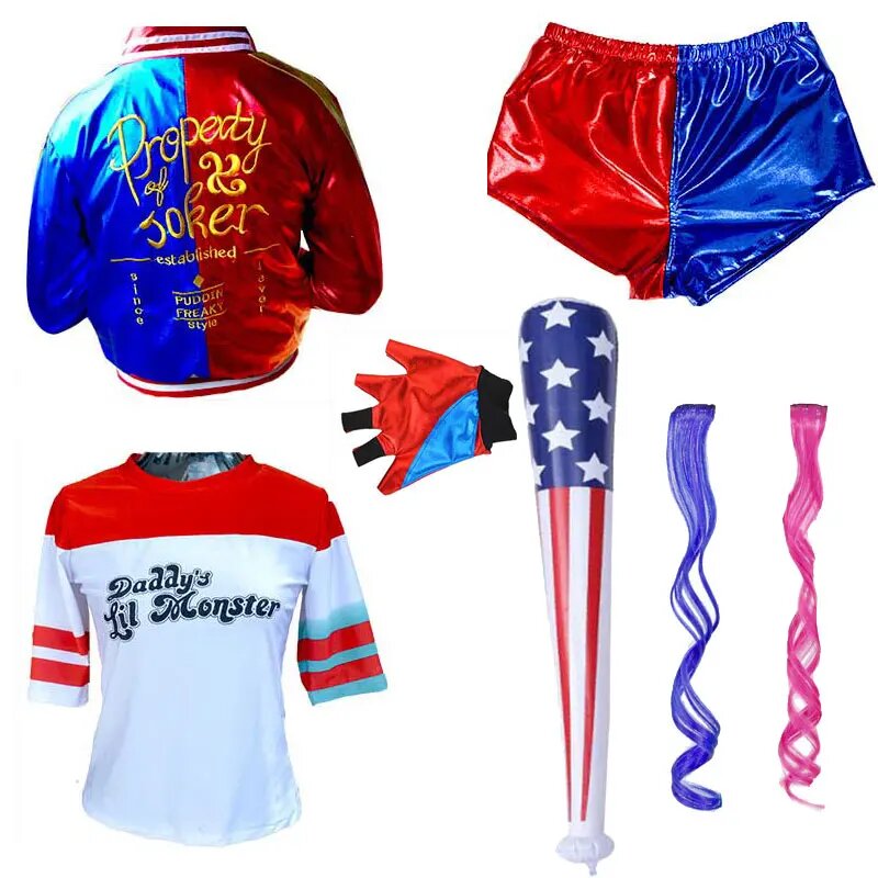 Костюм Харли Куинн Squad Quinn Monster M, package G