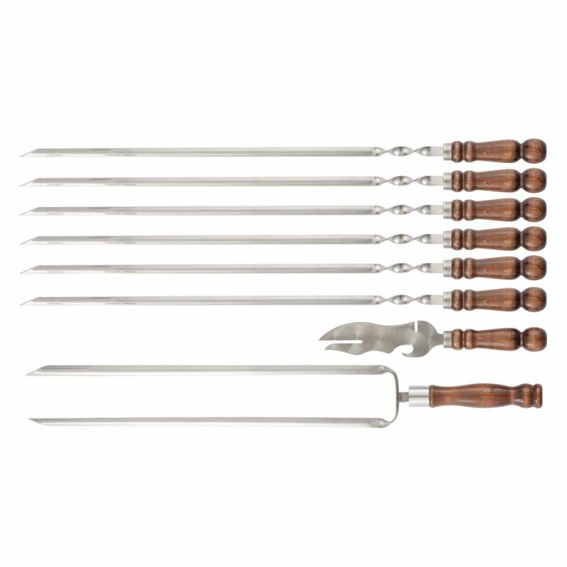 Набор шашлычный 9 предметов в сумке Camping PALISAD 69680