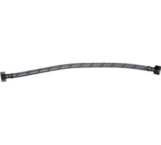 Гибкая подводка для воды (40 см; 1/2"; гайка-гайка) VALTEC VTf.001. IS.0404040