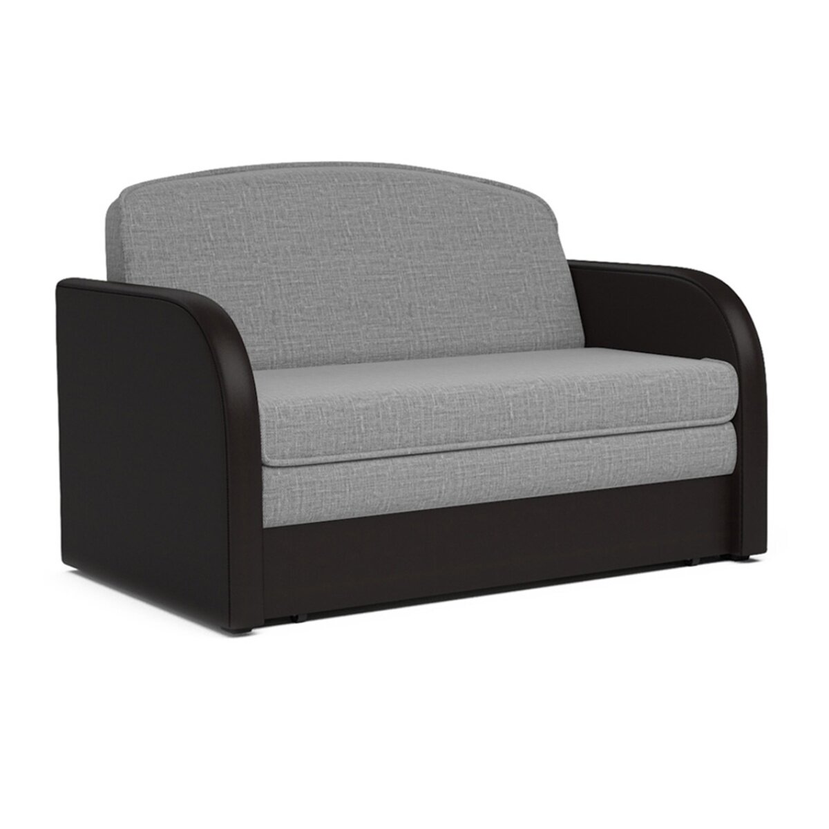 Диван Сток Диванов Малыш, серый, рогожка, механизм выкатной, с ящиком для хранения