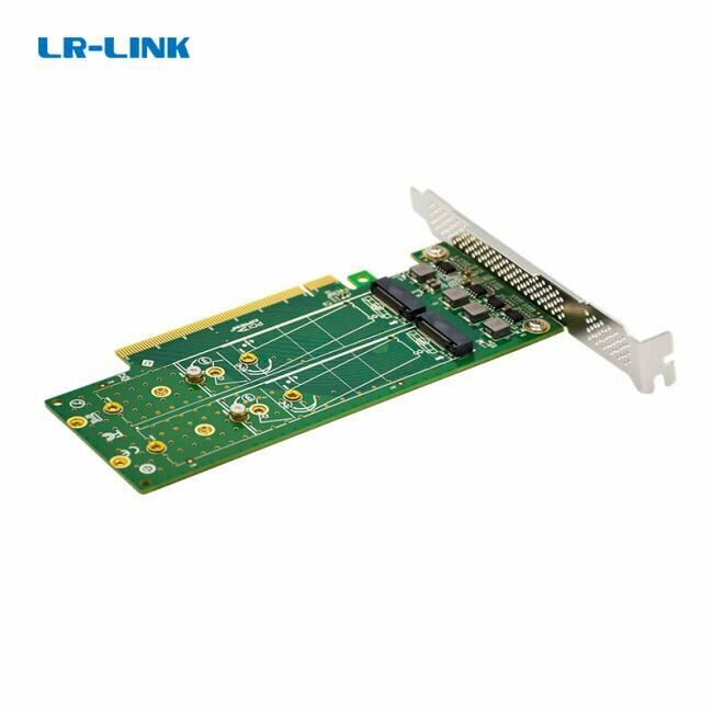LR-LINK Адаптер NVME 4xM.2 -> PCI-Ex16