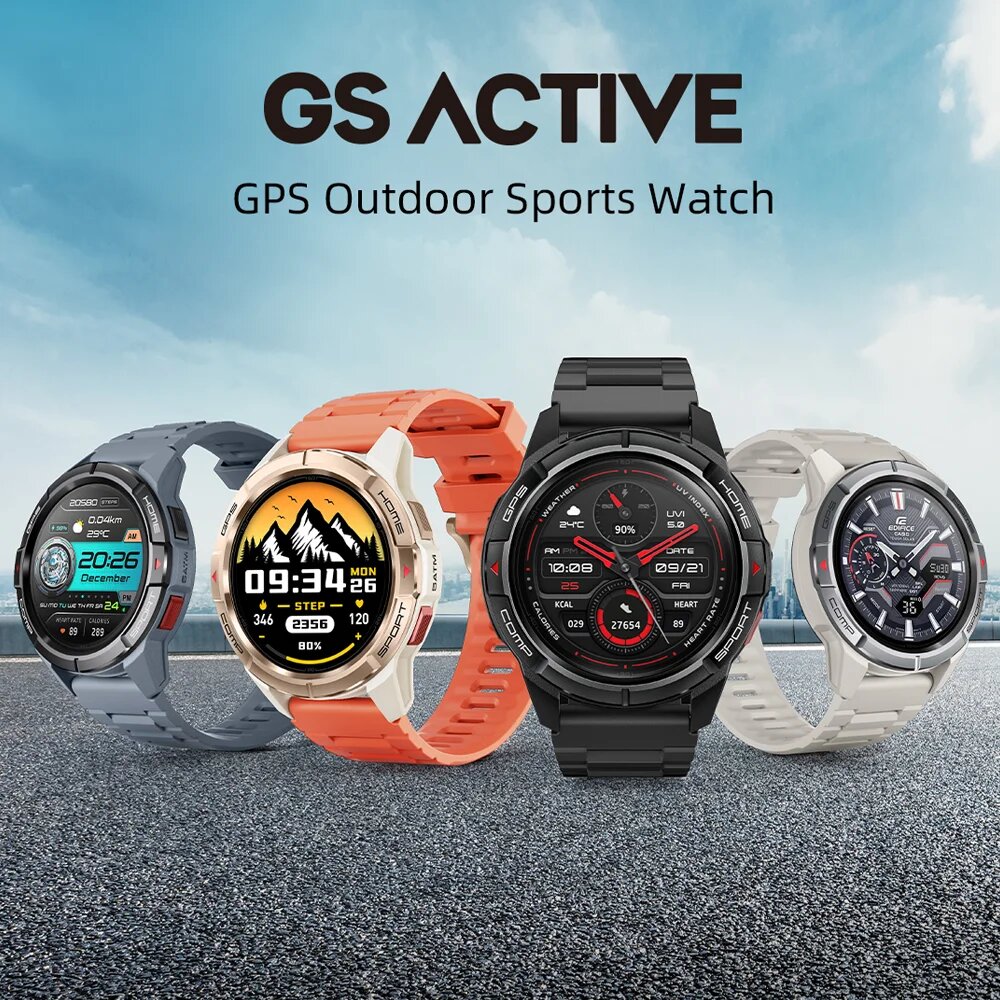 Mibro Watch GS Active, серый, GPS-смарт-часы — фото 1