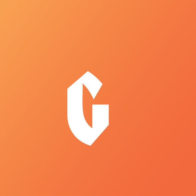 Буква G из акрила для вывесок 5 см / шрифт 2 белый