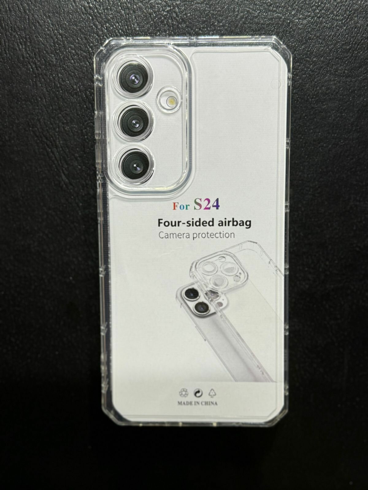 Чехол для смартфона X-Level с защитой камеры для Samsung Galaxy S24, прозрачный